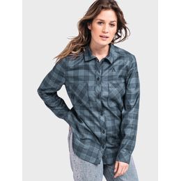 Sch&ouml;ffel Sch&ouml;ffel Funktionsbluse 'Hopedale' Damen Gr&ouml;&szlig;e XL blau / grau
