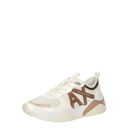 Armani Exchange Sneaker Damen Gr&ouml;&szlig;e 39 braun / offwhite