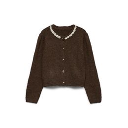 V&eacute;ro Moda Vero Moda Knit Cardigan 'VMOCEAN' female Brown size XL