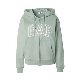 GAP Sweatjacke 'HERITAGE' Damen Gr&ouml;&szlig;e XXL mint / wei&szlig;