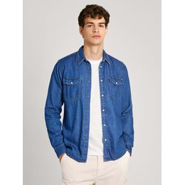 Pepe Jeans Hemd Herren Gr&ouml;&szlig;e M blue denim