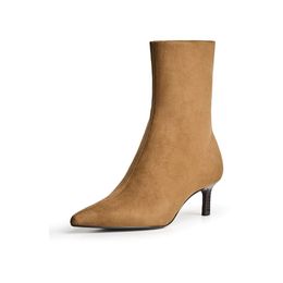 Bershka Stiefelette Damen Größe 40 mokka Winterschuhe