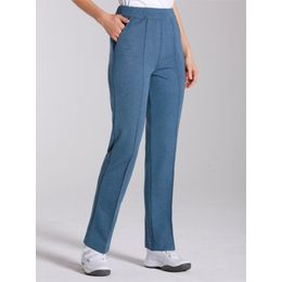 WITT Damen Freizeithose mit breitem Komfortbund, jeansblau, Größe 19