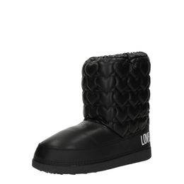 Love Moschino Boots Damen Größe 35.5 schwarz / weiß Winterschuhe