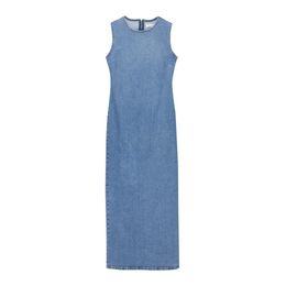 Pull&Bear Pull&Bear Kleid Damen Größe 34 blue denim Winterkleid