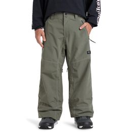 Snowboardhose Quiksilver "Live Wire", Herren, Gr. M, dusty olive, 63% recyceltem Nylon, 37% Nylon, Hosen