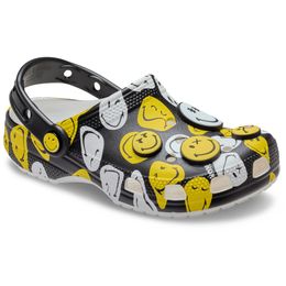 Crocs Kinder Clog "Smiley Classic Clog", Gr. 32multifarben, Croslite , Schuhe, Hausschuh, Homeslipper mit allover Muster
