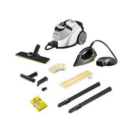 K&auml;rcher SC 5 EasyFix Iron, Dampfreiniger wei&szlig;/schwarz, 2.250 Watt, inkl. Dampfdruck-B&uuml;geleisen