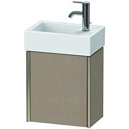 Duravit XViu Waschtisch-Unterschrank XV4230LB175 36,4x39,7x23,4 cm, links, leinen, 1 Tür, champagner matt