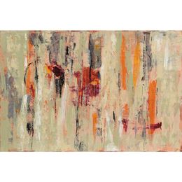 Euroart Leinwandbild, Mehrfarbig, Holz, Papier, Kiefer, Abstraktes, rechteckig, 80x120 cm, Keilrahmen, Bilder und Zubeh&ouml;r, Wandbilder, Leinwandbilder