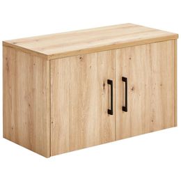 Xora Aufsatzschrank, Eiche Artisan, Metall, 72x43x36 cm, Waschk&uuml;che, Mehrzweckschr&auml;nke