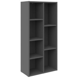 Boxxx Regal, Anthrazit, Holzwerkstoff, 5 F&auml;cher, 50x106x26 cm, stehend, Wohnzimmer, Regale, B&uuml;cherregale