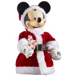 Disney Christbaumspitze Mickey Mouse, Wei&szlig;, Kunststoff, Textil, 26 cm, Dekoration, Weihnachtsdekoration, Weihnachtsbaumschmuck, Christbaumspitzen