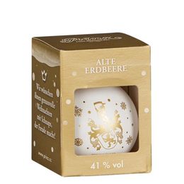 Fein-Brennerei Prinz Prinz Christbaumkugel mit Alte Erdbeere 4cl (41 % vol 0,04 Liter)