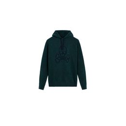 Scalpers Pullover 'Skull' Jungen Gr&ouml;&szlig;e 152 gr&uuml;n / dunkelgr&uuml;n