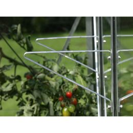 Vitavia Regalträger für Gewächshäuser 2 Stück Silber Aluminium Aus Aluminium, 2 Stück, einfache Befestigung
