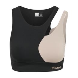 Hummel Sport-BH Damen Gr&ouml;&szlig;e XS taupe / schwarz