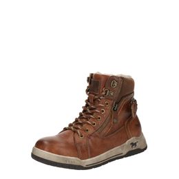 Mustang Lace-Up Ankle Boots female size 41 Cognac