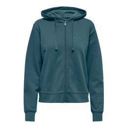 Only Play Sweatjacke 'ONPJoni' Damen Gr&ouml;&szlig;e M cyanblau