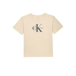 Calvin Klein Jeans T-Shirt Jungen Gr&ouml;&szlig;e 116 anthrazit / greige