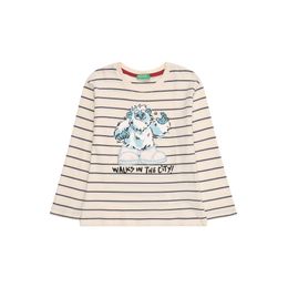 United Colors Of Benetton Shirt Jungen Gr&ouml;&szlig;e 104 beige / blau / hellblau / wei&szlig;