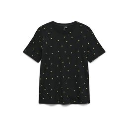 V&eacute;ro Moda VERO MODA Shirt 'VMPAULINA' female size XL Gold / Black