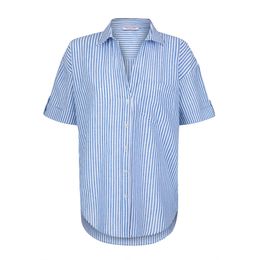 Felix Hardy Bluse Damen Gr&ouml;&szlig;e XL blau / wei&szlig;