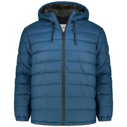 Jack & Jones Gro&szlig;e Gr&ouml;&szlig;en Jack&Jones Wattierte Steppjacke, winddicht und wasserabweisend Farbe blau Gr&ouml;&szlig;e: 4XL