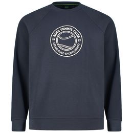 Gro&szlig;e Gr&ouml;&szlig;en BOSS Sweatshirt mit Stretch Farbe dunkelblau Gr&ouml;&szlig;e: 6XL