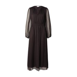 comma, COMMA Kleid Damen Größe 34 dunkelbraun Winterkleid