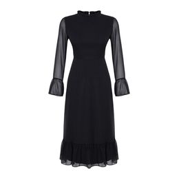 Trendyol Kleid Damen Größe 40 schwarz Winterkleid