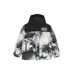 Cool Club Winterjacke Jungen Gr&ouml;&szlig;e 164 grau / schwarz / wei&szlig;