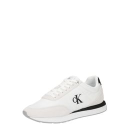 Calvin Klein Sneaker 'Essential Retro Mixed Texture' Damen Gr&ouml;&szlig;e 42 schwarz / wei&szlig; Sommerschuhe