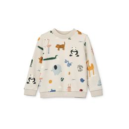 Liewood Sweatshirt 'Thora' Jungen Gr&ouml;&szlig;e 98/104 sand / blau / dunkelgr&uuml;n / schwarz