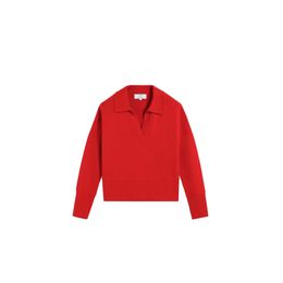 Scalpers Pullover 'Scmerhpolo' Damen Gr&ouml;&szlig;e L rot