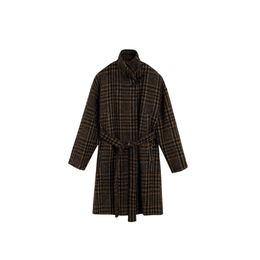 Scalpers Blackcheck Coat Damen Gr&ouml;&szlig;e 36 schwarz