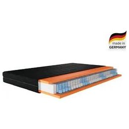 Taschenfederkernmatratze OTTO HOME "Black Diamond Comfort, Matratze 90x200, 140x200 cm & weitere Gr&ouml;&szlig;en" Gr. 2, schwarz, B:120cm H:20cm L:200cm, Bezug: 100% Polyester. Steppf&uuml;llung: 100% Polyester, Matratzen, Taschenfederkernmatratze, 7-Zonen, H2 / H3 / H4, ergonomisch, atmungsaktiv