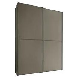 Schwebet&uuml;renschrank STAUD "Sinfonie Plus, edles Design in hochwertiger Qualit&auml;t, Made in Germany", braun (mocca), B:200cm H:222cm T:68cm, Holzwerkstoff, Schr&auml;nke, Schwebet&uuml;renschrank, Mit vier verschiedenen Ausstattungsvarianten