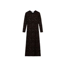 Scalpers Kleid Damen Gr&ouml;&szlig;e 40 dunkelbraun / schwarz Winterkleid