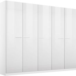 Drehtürenschrank Rauch "Kleiderschrank Schrank Garderobe TOPSELLER OTELI inkl. Inneneinteilung", weiß (alpinweiß, hochglanz weiß), B:226cm H:210cm T:54cm, Holzwerkstoff, Schränke, mit zusätzlichen Einlegeböden, optional mit Spiegel MADE IN GERMANY
