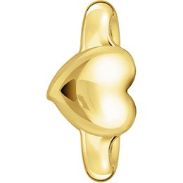 Ohrklemme Thomas Sabo "Bold Elegance Earcuff in Herzform", gold (gelbgoldfarben), Ohrringe, Damen, Silber 925 (Sterlingsilber)