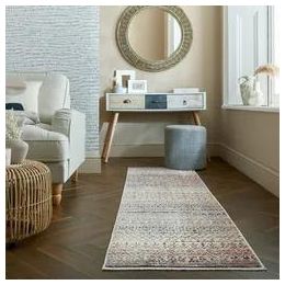Teppich FLAIR RUGS "Camino", beige (natur), B:66cm H:8mm L:300cm, Kunstfaser, Teppiche, Teppich, Flachgewebe, Skandi, Esszimmer, Wohnzimmer, Flur