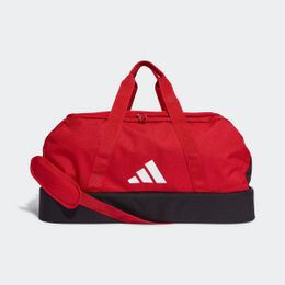 Sporttasche adidas Performance "TIRO L DU M BC", rot (team power rot 2, schwarz, weiß), Obermaterial: 100% Polyester, clean, Taschen