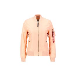 Bomberjacke Alpha Industries "MA-1 TT Light W", Damen, Gr. S, rot (apricot), Obermaterial: 100% Nylon, Futter: 100% Nylon, Jacken