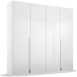 Drehtürenschrank Rauch "Kleiderschrank Schrank Garderobe Wäscheschrank BESTSELLER MONTCLAR", weiß (alpinweiß, hochglanz weiß, griffe chrom), B:201cm H:223cm T:60cm, Holzwerkstoff, Schränke, mit umfangreicher Innenausstattung und Hochglanz-Front MADE IN GERMANY