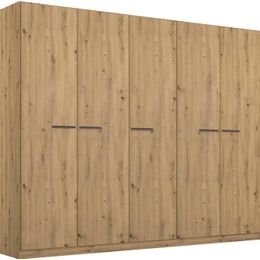 Dreht&uuml;renschrank Rauch "Kleiderschrank Schrank Garderobe TOPSELLER OTELI inkl. Inneneinteilung", braun (eiche artisan), B:226cm H:210cm T:54cm, Holzwerkstoff, Schr&auml;nke, Dreht&uuml;renschrank, mit zus&auml;tzlichen Einlegeb&ouml;den, optional mit Spiegel MADE IN GERMANY, Topseller