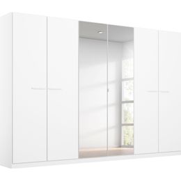 Drehtürenschrank Rauch "Kleiderschrank Schrank Garderobe TOPSELLER OTELI inkl. Inneneinteilung", weiß (alpinweiß), B:271cm H:229cm T:54cm, Holzwerkstoff, Schränke, mit zusätzlichen Einlegeböden, optional mit Spiegel MADE IN GERMANY