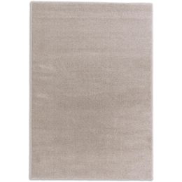 Schöner Wohnen Kollektion Teppich "Pure 190", beige, B:240cm H:21mm L:330cm, Kunstfaser, SCHÖNER WOHNEN-KOLLEKTION, Teppiche, Wohnzimmer, Schlafzimmer, uni, leichter Glanz, robuster Kurzflor