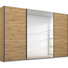 Schwebetürenschrank Rauch "Kleiderschrank Schrank Garderobe TOPSELLER OTELI inkl. Inneneinteilung", braun (eiche artisan), B:315cm H:229cm T:62cm, Holzwerkstoff, Schränke, mit 3 Innenschubladen sowie zusätzlichen Einlegeböden MADE IN GERMANY, Topseller
