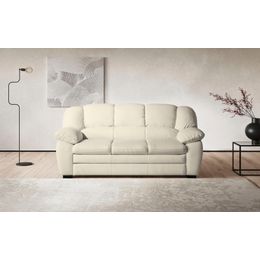 2,5-Sitzer COTTA "Casino", beige (creme), B:191cm H:88cm T:92cm, Luxus-Microfaser (100% Polyester);NaturLEDER, echtes Rindsleder, Sofas, Polstergarnitur, auch als Set erh&auml;ltlich